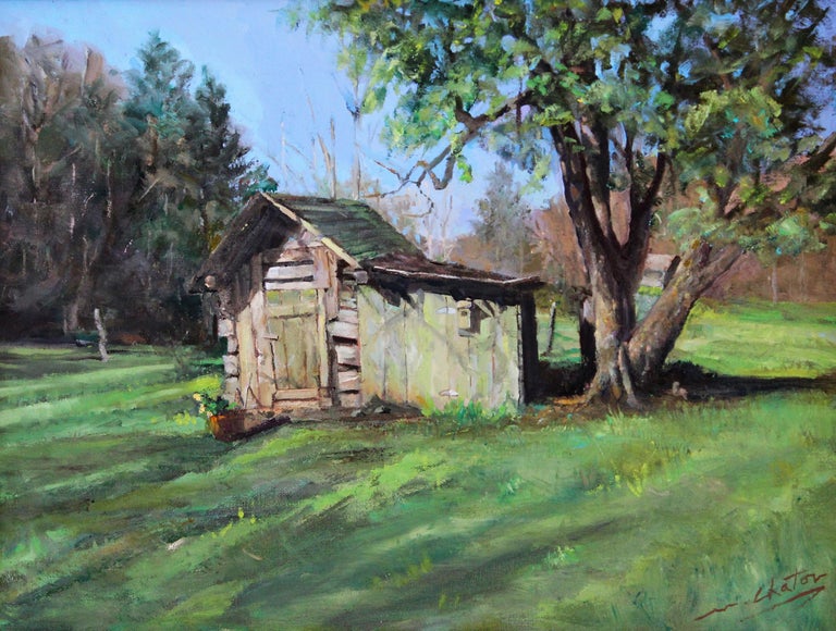 Marc Chatov - "Grandpa's Tool Shed" - Contemporary Realism - Landscape ...