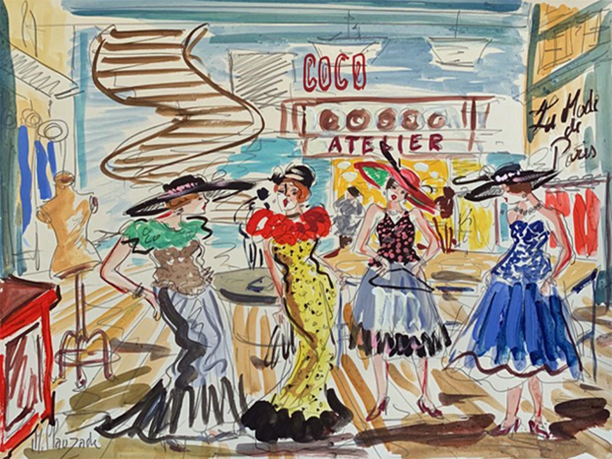 Marc Clauzade - La Comedie - Pintura Figurativa de Marc Clauzade en ...