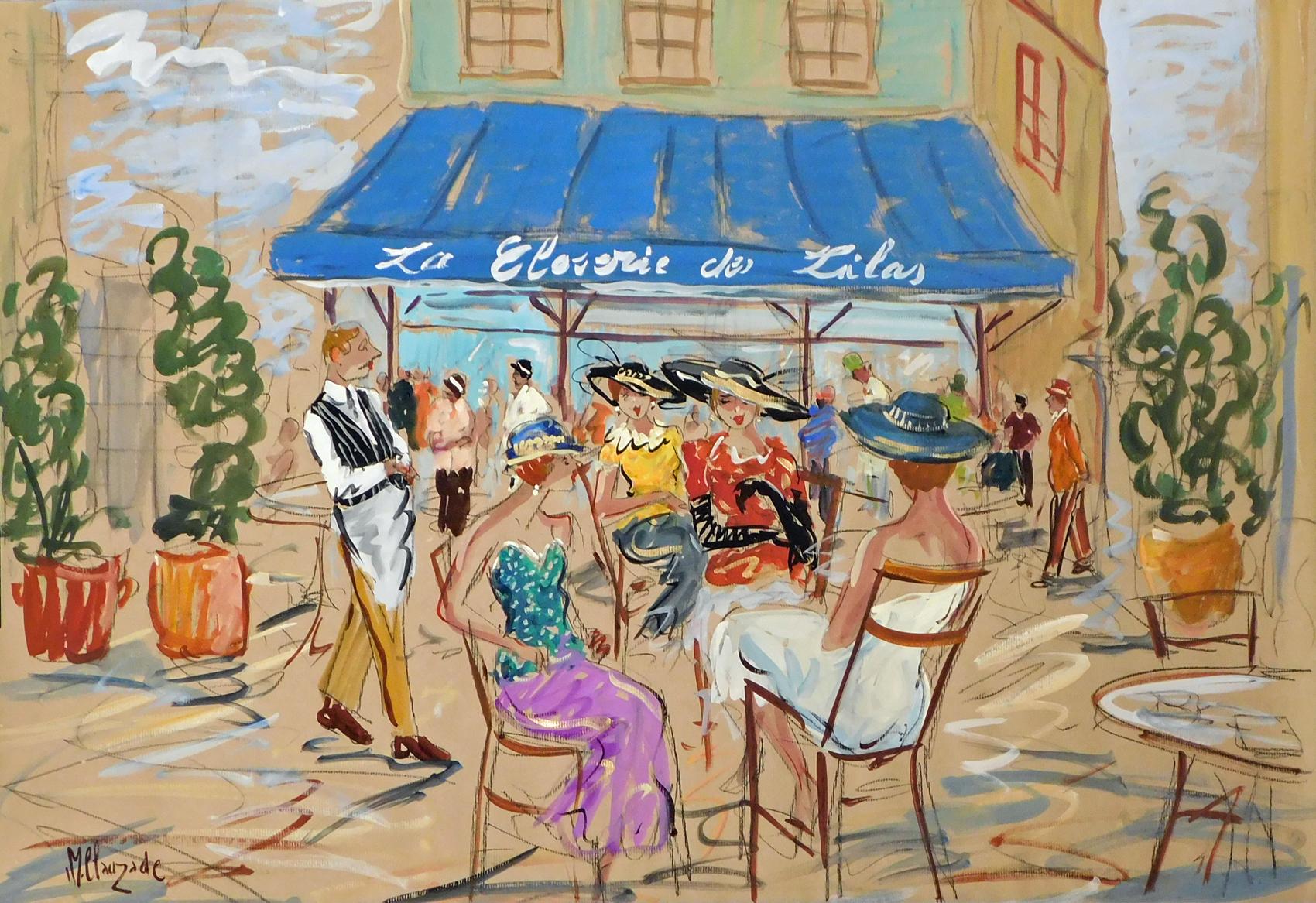 Marc Clauzade - Couture Coco Cannes - Figurative Painting by Marc ...