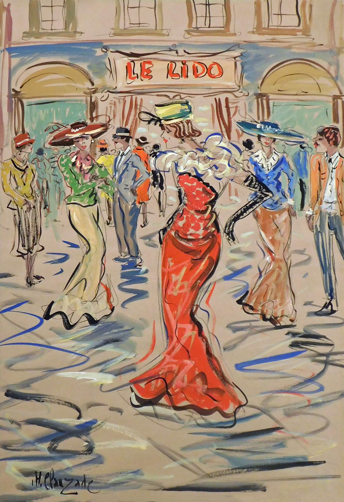 Marc Clauzade - Mode Coco - Figurative Painting by Marc Clauzade For ...