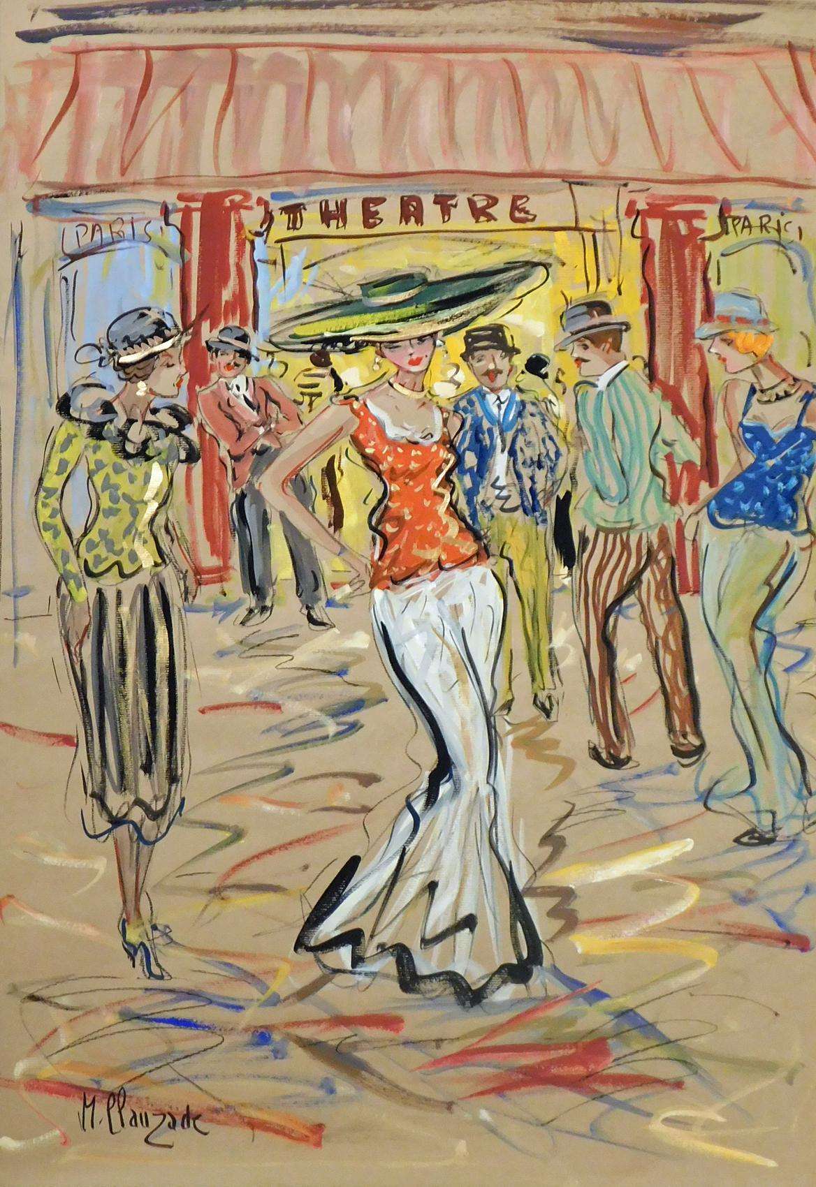 Theatre Painting - 2,511 For Sale on 1stDibs | theater painting ...