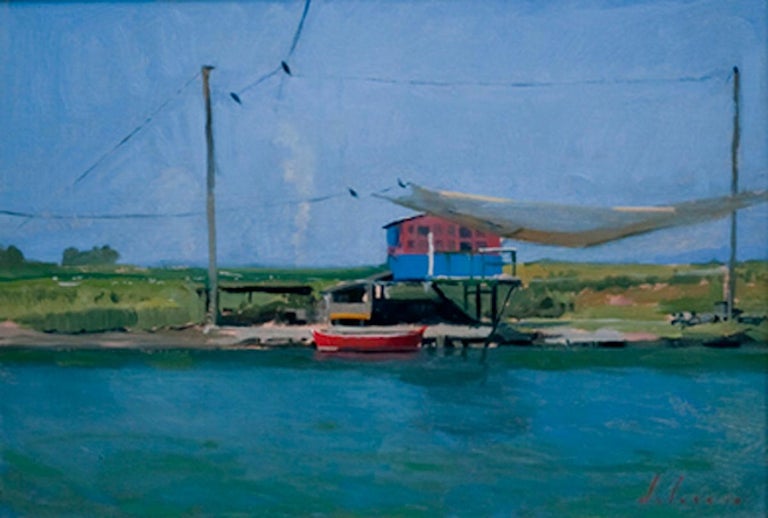 Marc Dalessio - Fishing Hut on the Cornia For Sale at 1stDibs