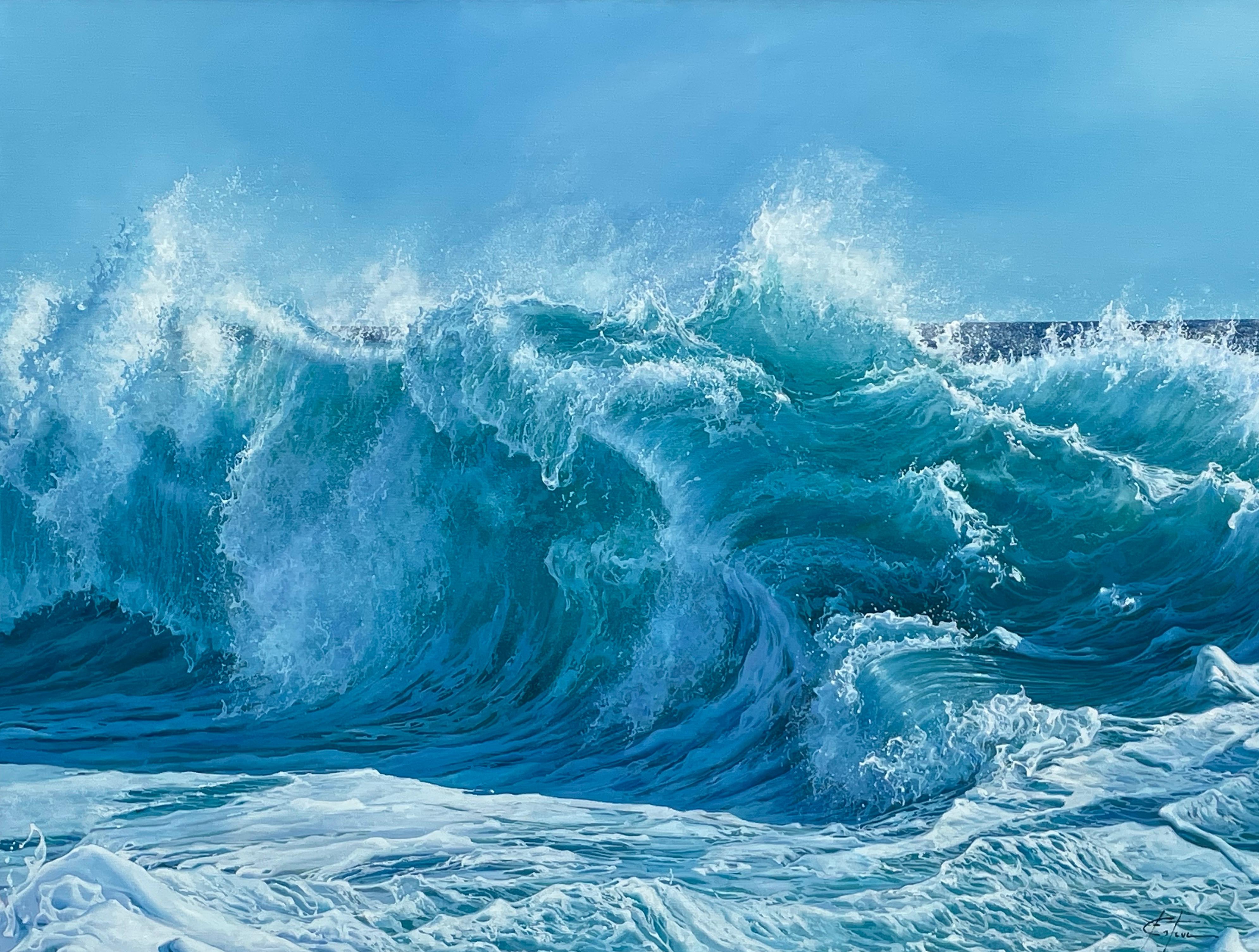 Yongjae Kim - Holiday- Hyper realistic oil painting of urban landscape ...