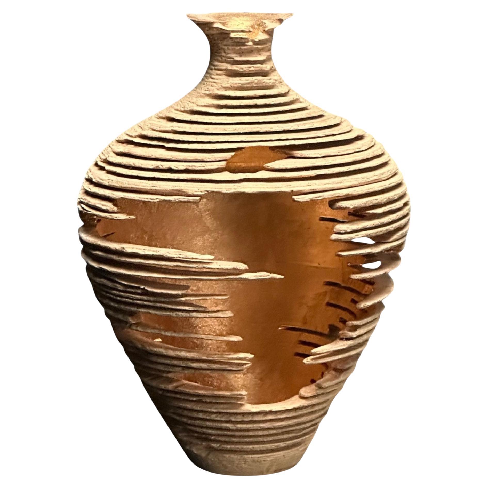 Marc Fish, Contemporary, Disintegrating Vessel, Ash, Gold Leaf, UK ...