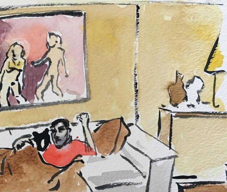 "Marc Jacobs at Home" Watercolor on Archival Paper, 2016 For Sale at ...