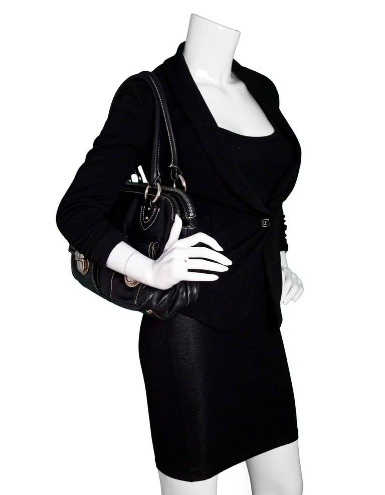 Marc Jacobs Black Leather Blake Bag with Dust Bag For Sale at 1stDibs ...