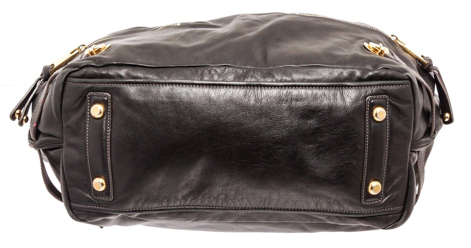 Marc Jacobs Black Leather Mercer Parker Shoulder Bag at 1stDibs | marc ...
