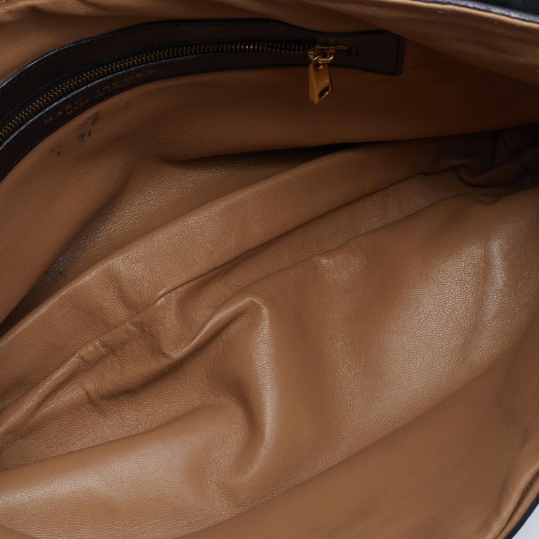 Marc Jacobs Black Woven Leather Hutton Clutch at 1stDibs