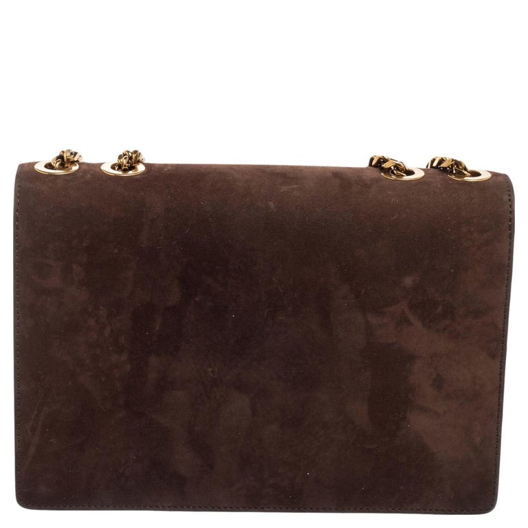 Marc Jacobs Brown Suede Trouble Shoulder Bag For Sale at 1stDibs