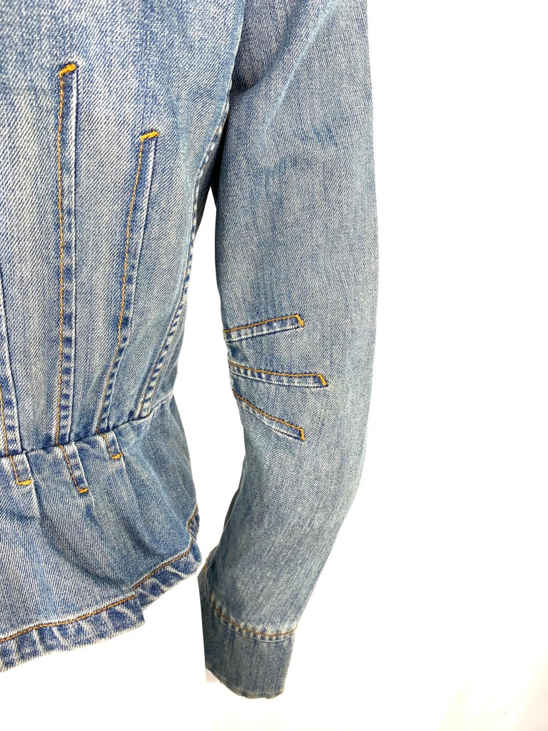Marc Jacobs Denim Jacket, Size 4 For Sale at 1stDibs