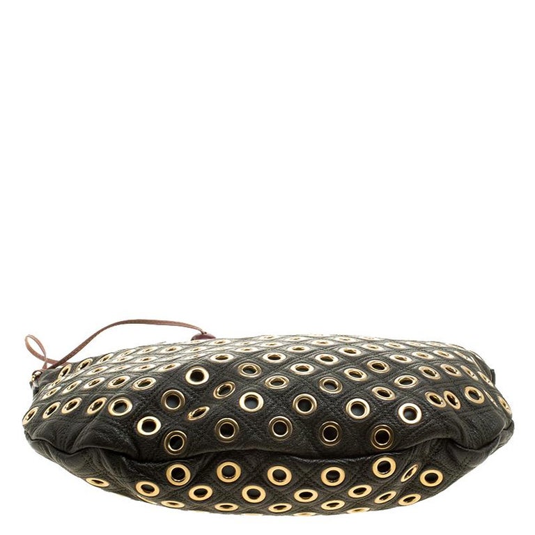 Marc Jacobs Green Leather Eyelet Nomad Shoulder Bag at 1stDibs