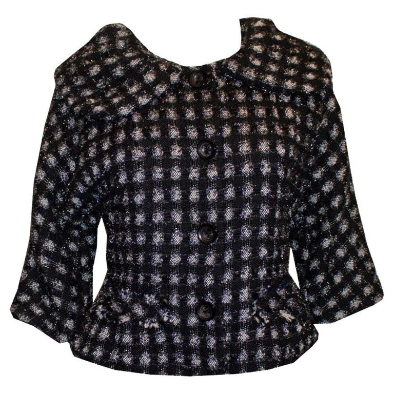 Marc Jacobs Jacket ,Black Grey, Silver and White. For Sale at 1stDibs