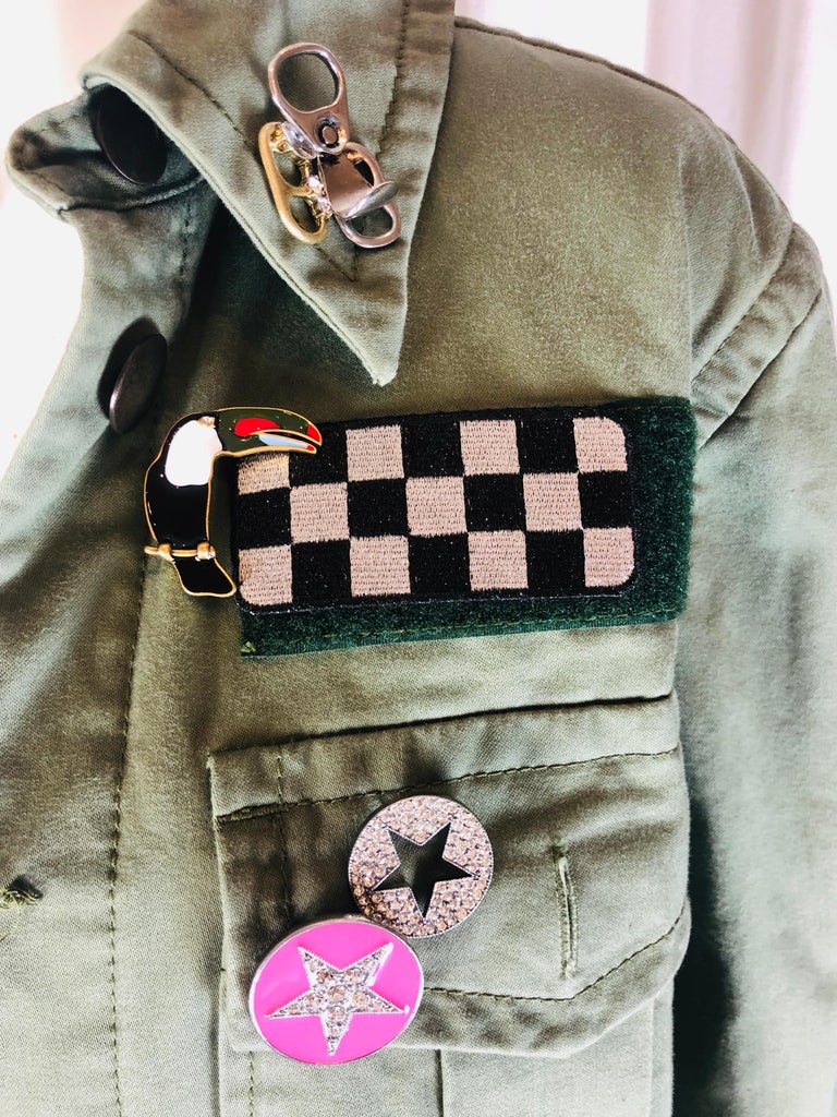 Marc Jacobs Military Style Jacket at 1stDibs | marc jacobs paradise jacket