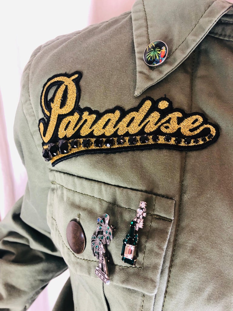 Marc Jacobs Military Style Jacket at 1stDibs | marc jacobs paradise jacket