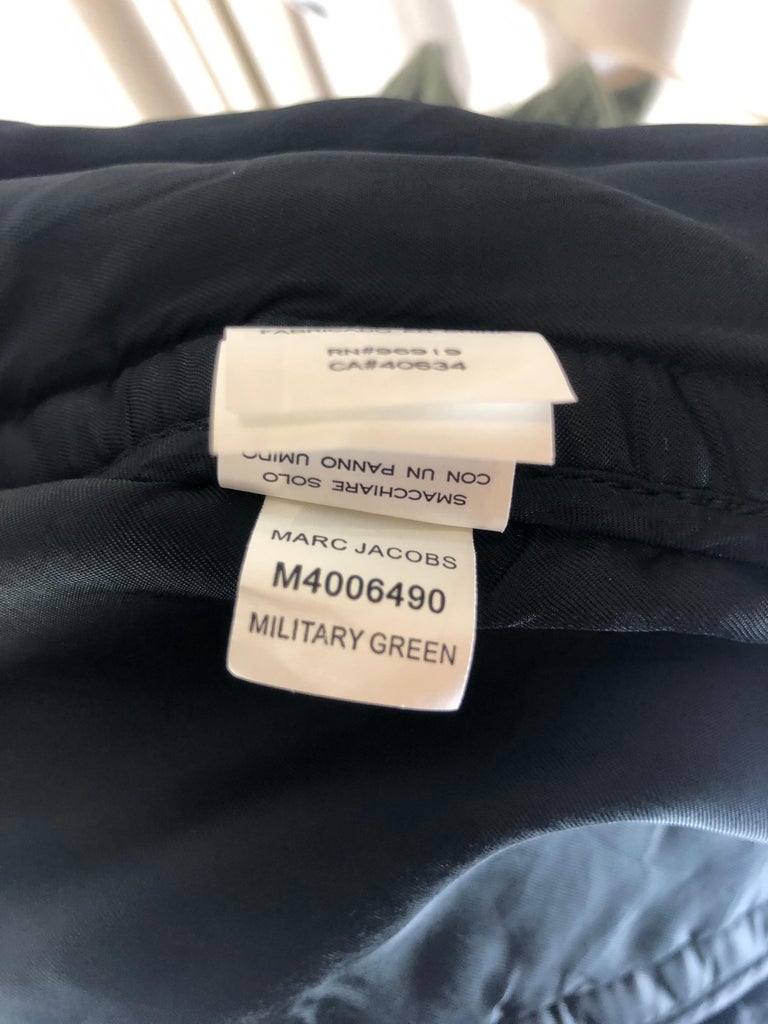 Marc Jacobs Military Style Jacket at 1stDibs | marc jacobs paradise jacket