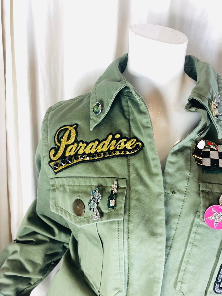 Marc Jacobs Military Style Jacket at 1stDibs | marc jacobs paradise jacket