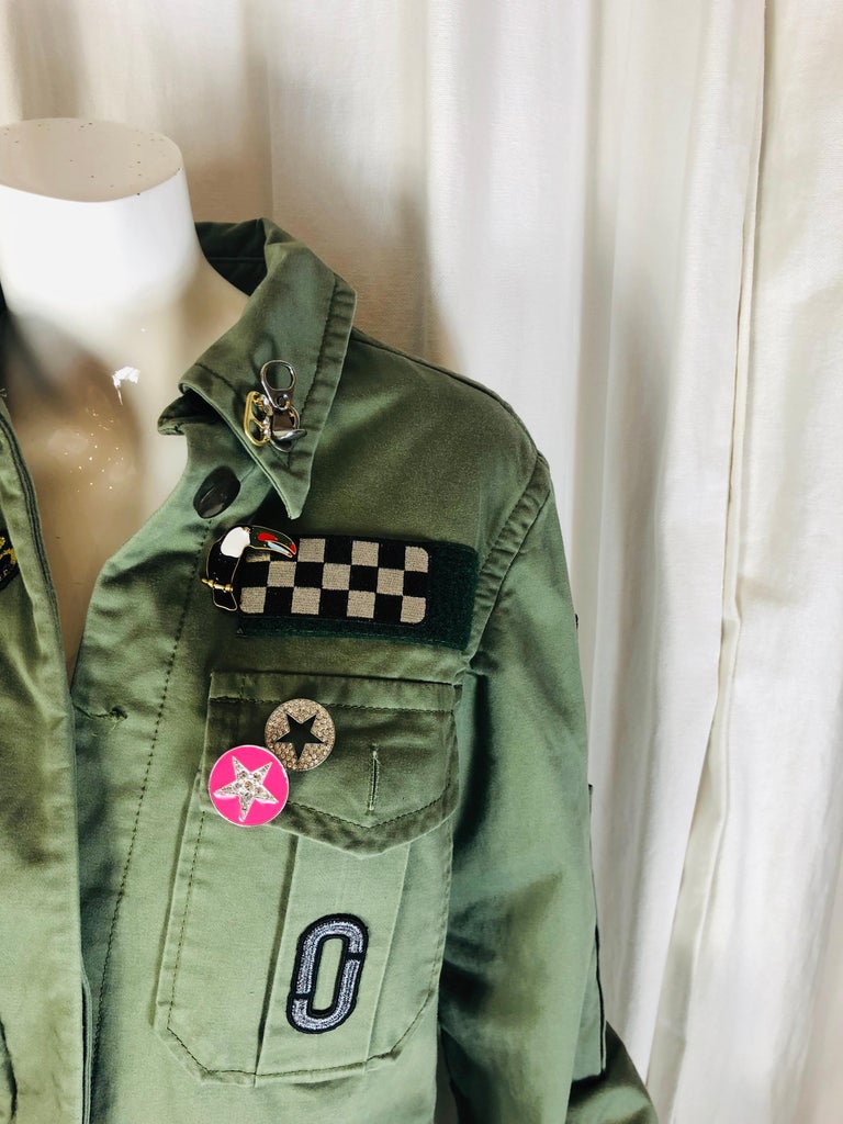 Marc Jacobs Military Style Jacket at 1stDibs | marc jacobs paradise jacket
