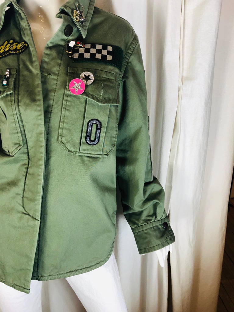 Marc Jacobs Military Style Jacket at 1stDibs | marc jacobs paradise jacket