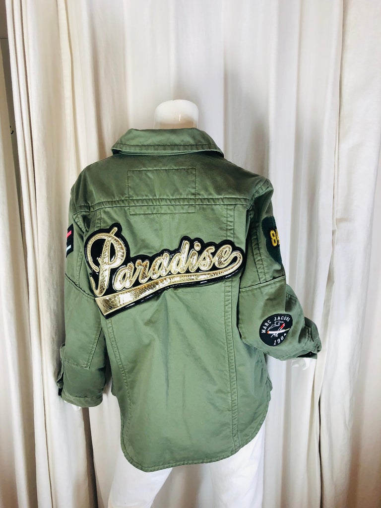Marc Jacobs Military Style Jacket at 1stDibs | marc jacobs paradise jacket
