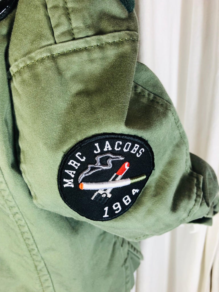 Marc Jacobs Military Style Jacket at 1stDibs | marc jacobs paradise jacket