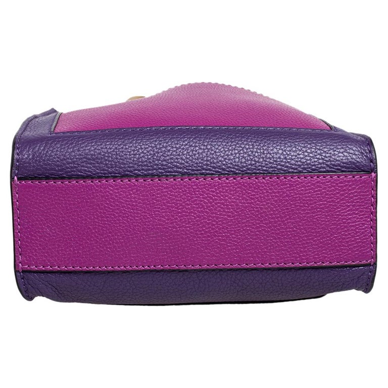 Marc Jacobs Multicolor Leather Mini Colorblocked Grind Tote at 1stDibs