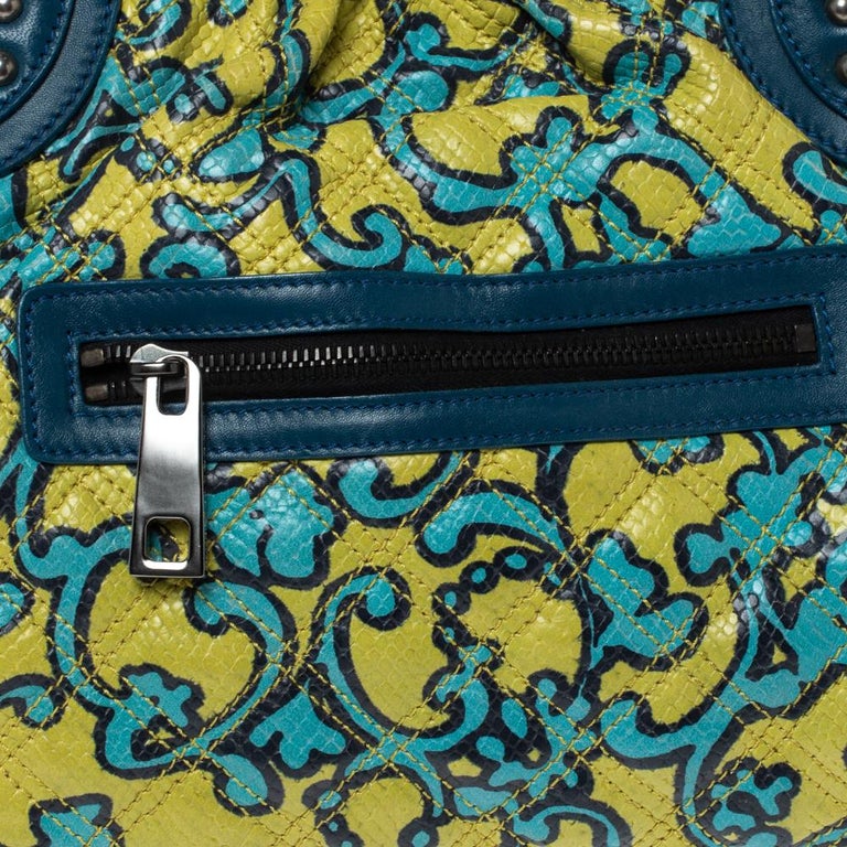 Marc Jacobs Multicolor Printed Quilted Leather Stam Satchel at 1stDibs