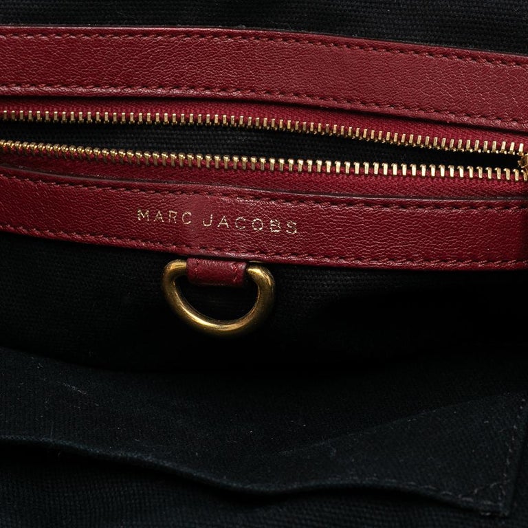 Marc Jacobs Red Quilted Leather Stam Shoulder Bag For Sale at 1stDibs