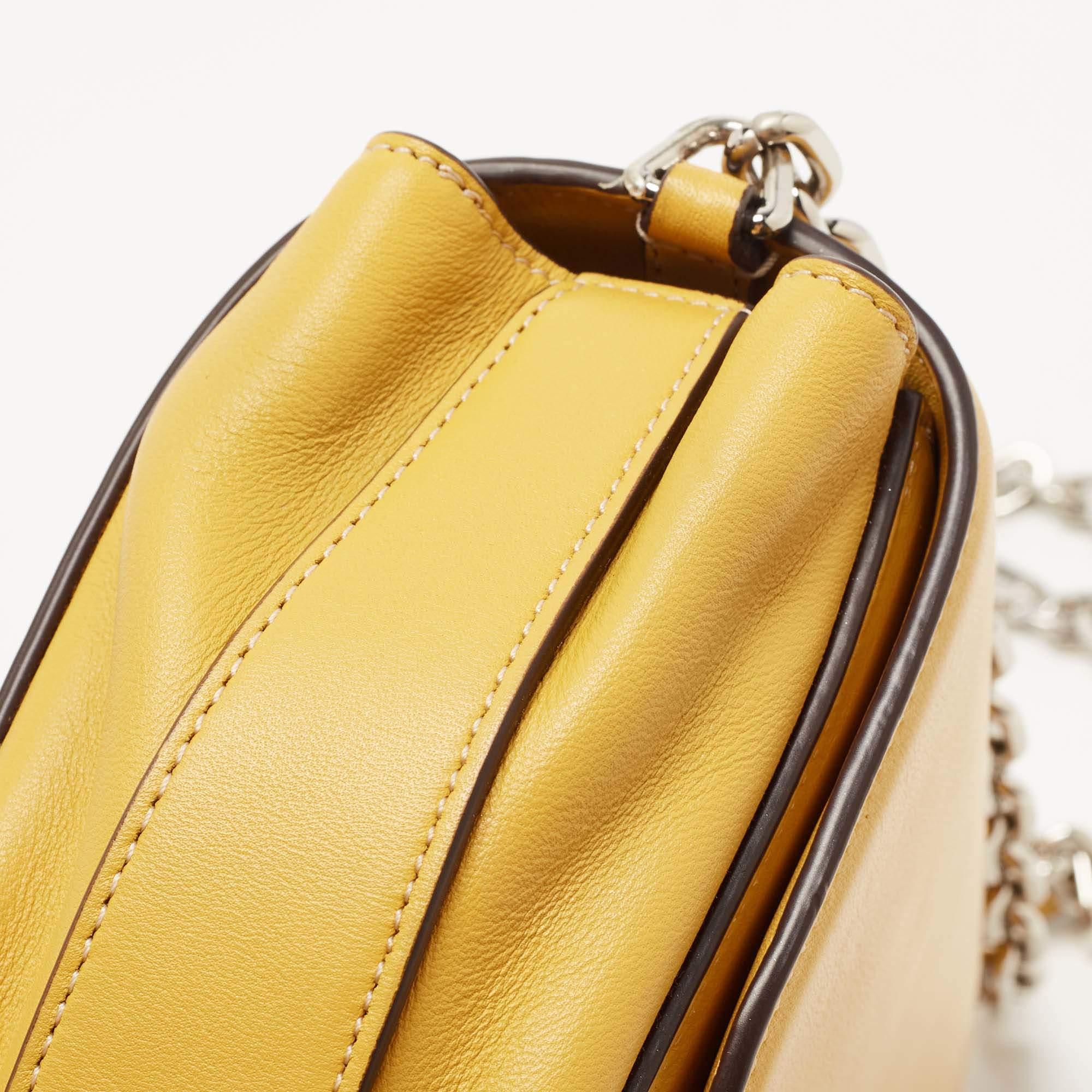 Marc Jacobs Yellow Leather West End The Jane Saddle Shoulder Bag For ...
