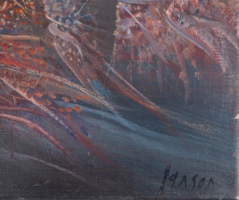 Marc Janson - Surrealist Landscape - Original Oil on Canvas, Handsigned ...