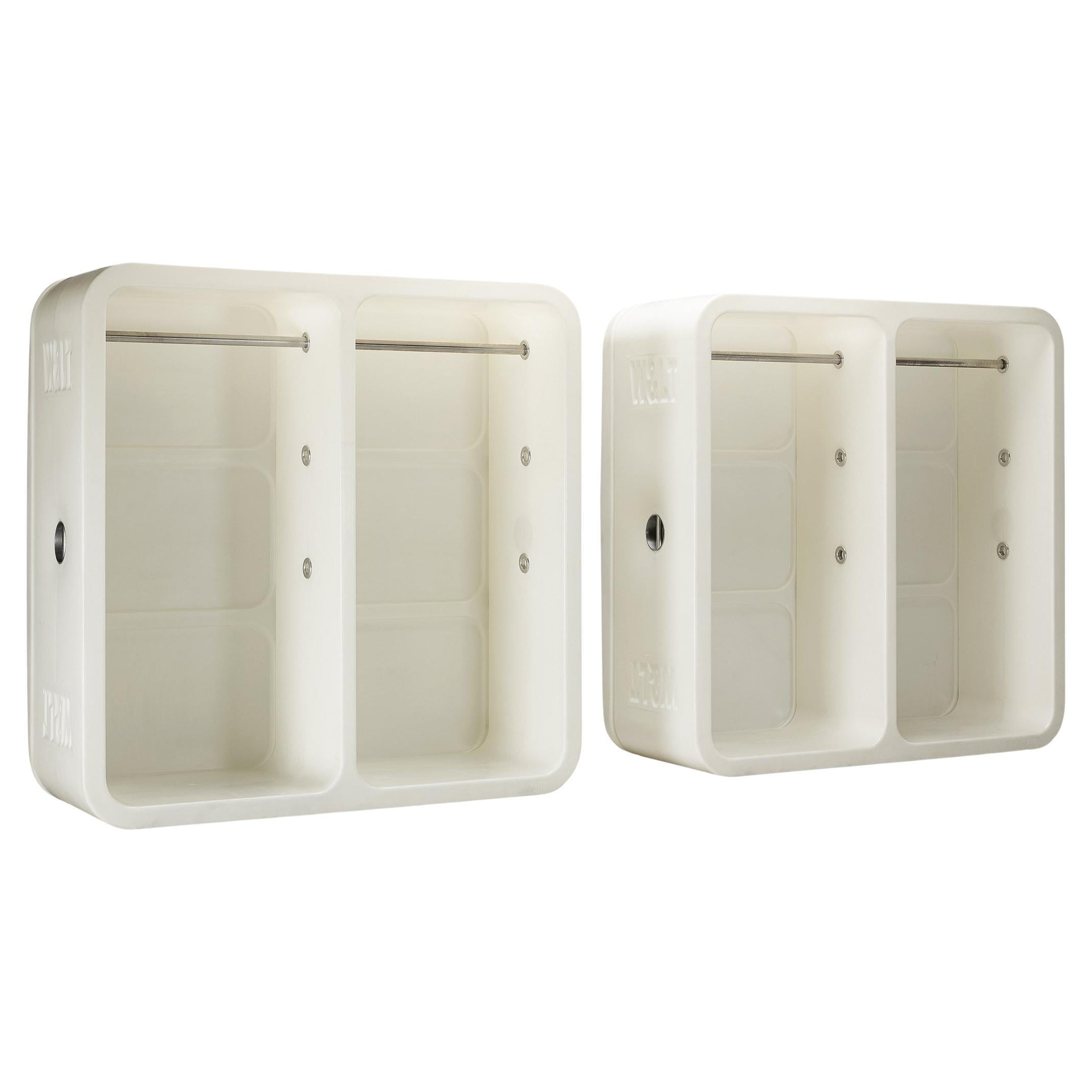 Marc Newson 'Kiss the Future' Wardrobe Unit in White Molded ...