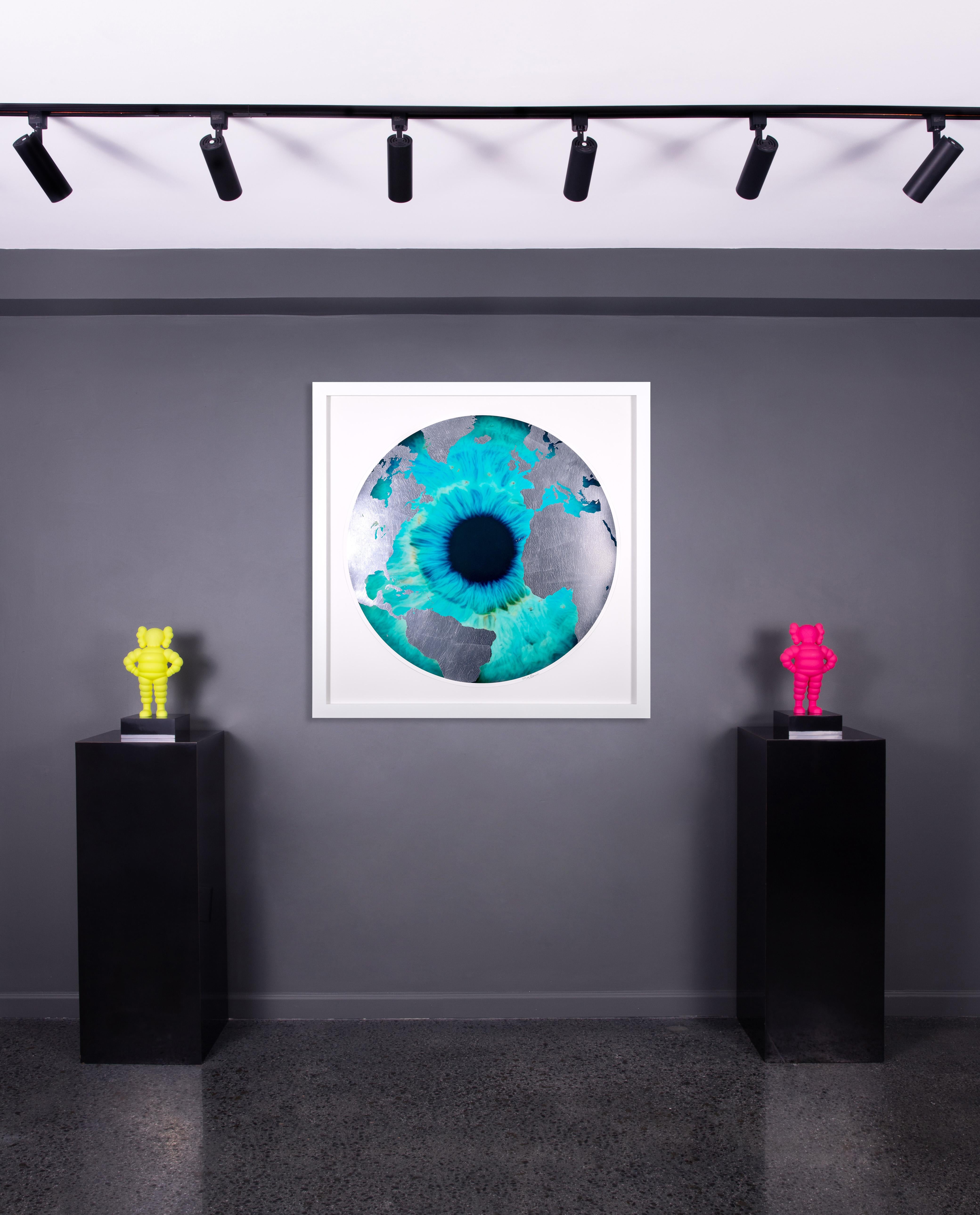Marc Quinn - 'Raw Earth' Iris Archival Screen Print with Silver Leaf ...