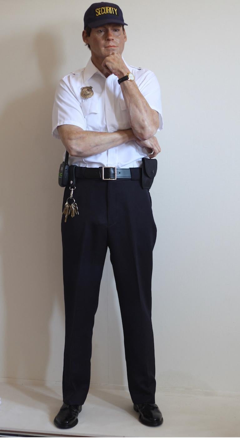 Marc Sijan - Security Guard For Sale at 1stDibs | security guard statue, marc sijan sculpture