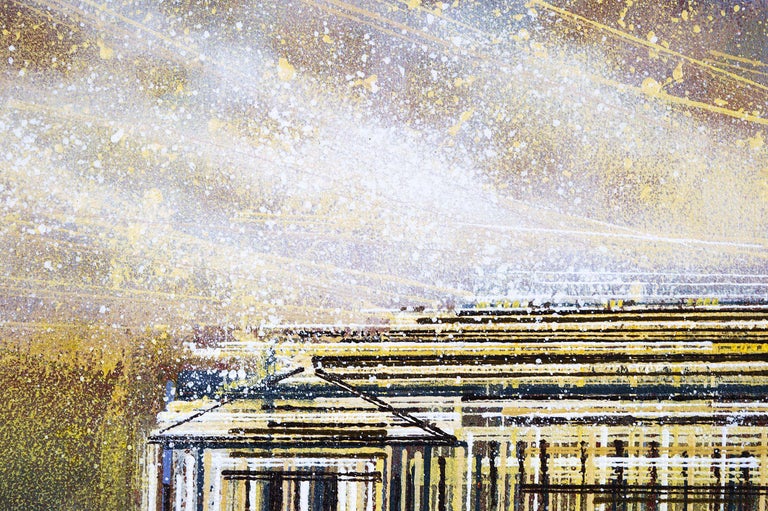 Marc Todd - Buckingham Palace As The Sun Sets, Painting, Acrylic on ...