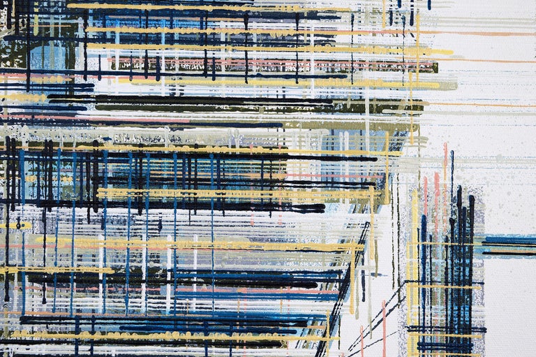 Marc Todd - London Skyline In Morning Light, Painting, Acrylic on ...