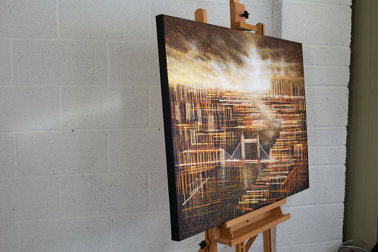 Marc Todd - London Skyline Under a Warm Sunset, Bright Lights London ...