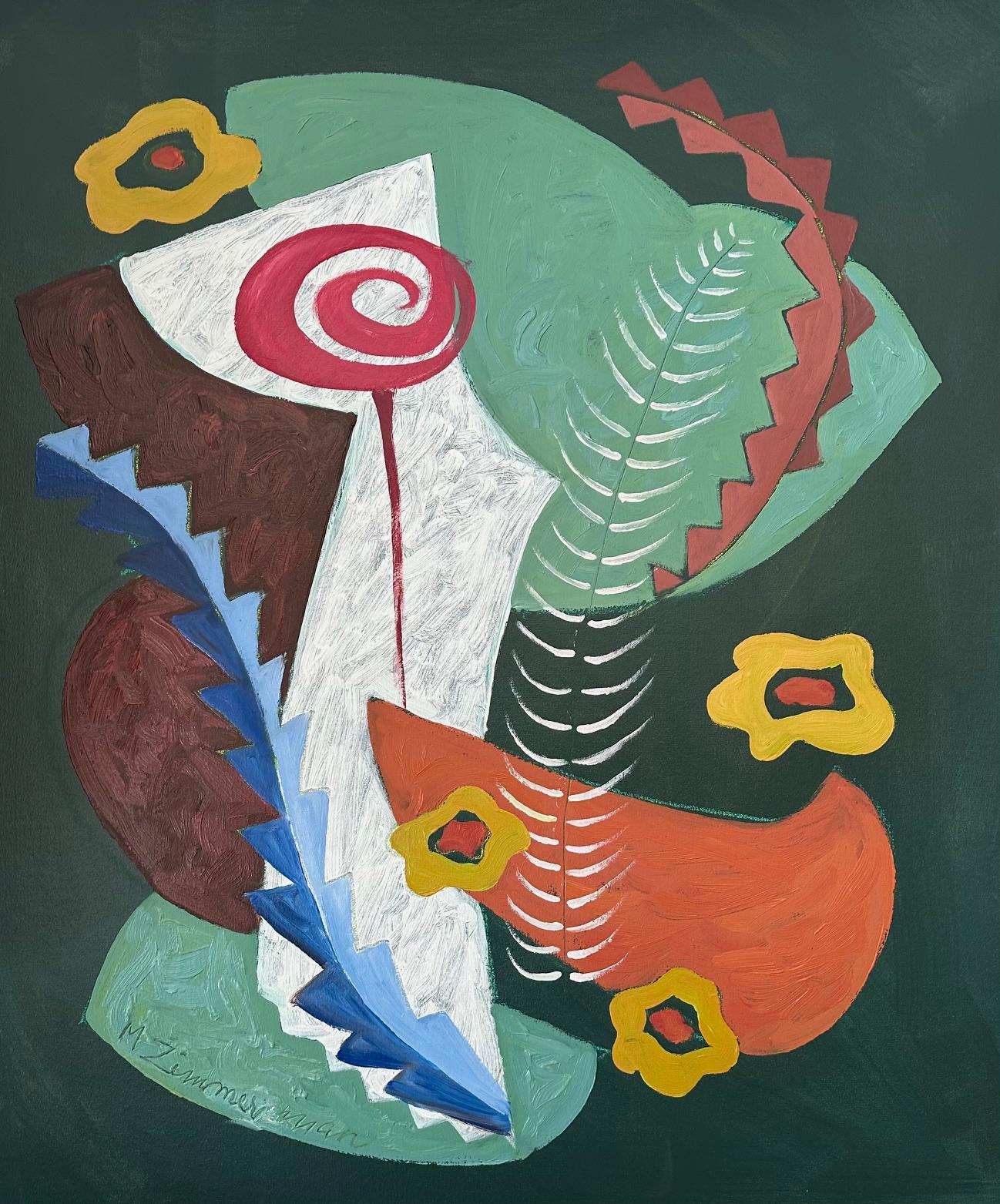 Mid Century Modern Floral Paintings - 258 For Sale on 1stDibs