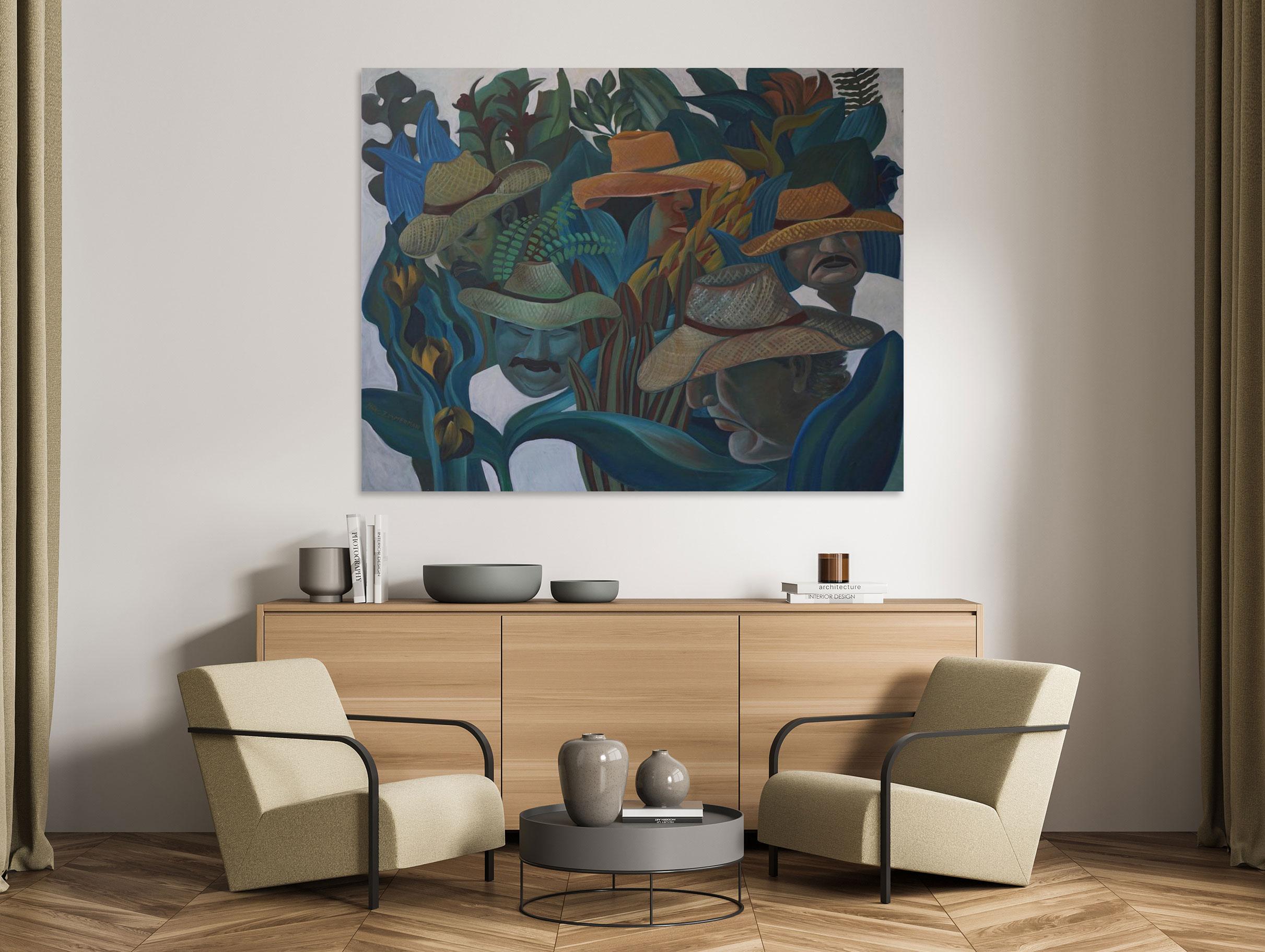 Marc Zimmerman - Sombreros - Oil On Canvas - Contemporary Art By Marc ...