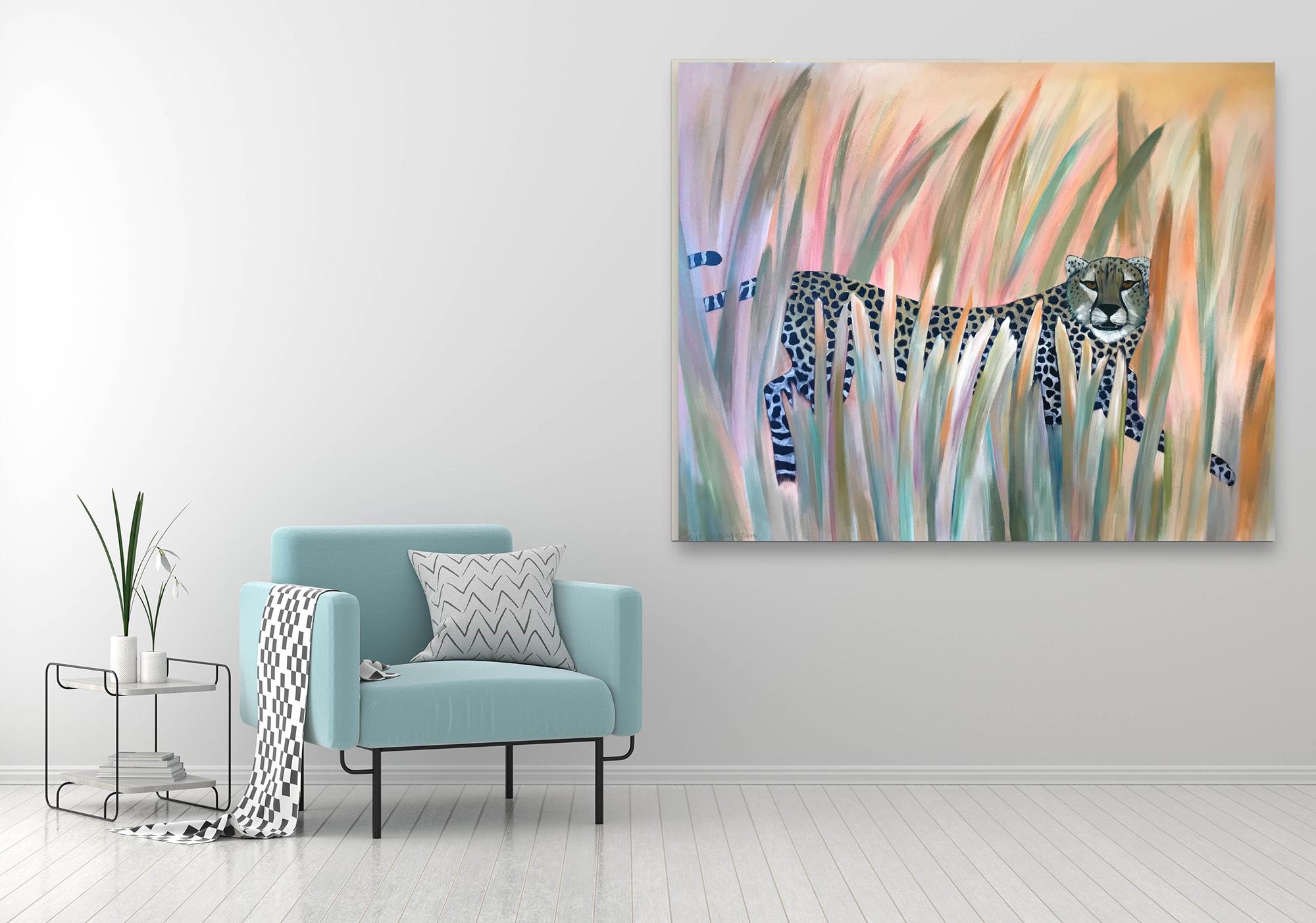 Marc Zimmerman - The Cheetah - Animal Wild Cat Painting - Contemporary ...