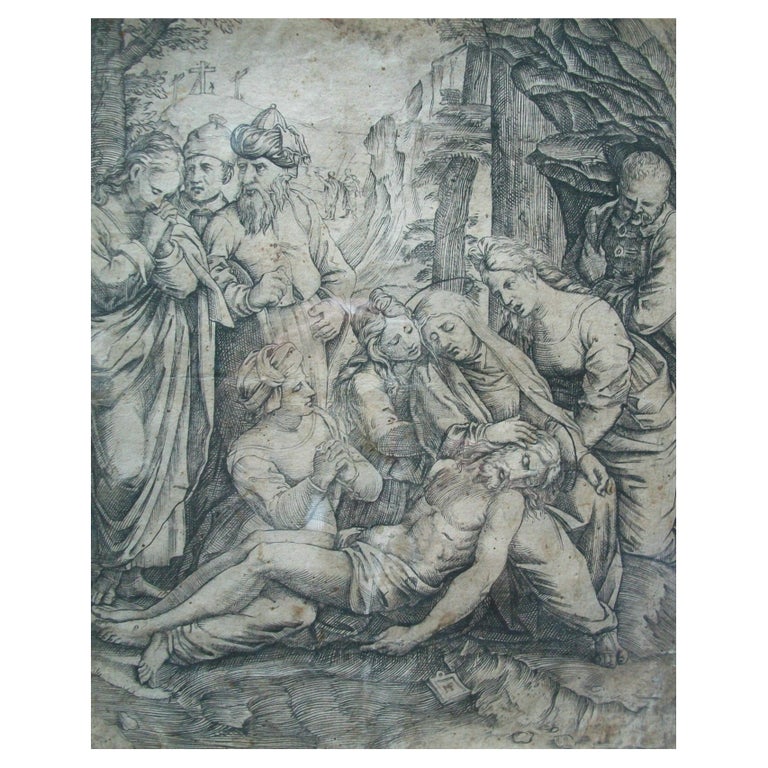 Marcantonio Raimondi 'Pupil of, Antique Engraving, Italy, Mid-16th ...