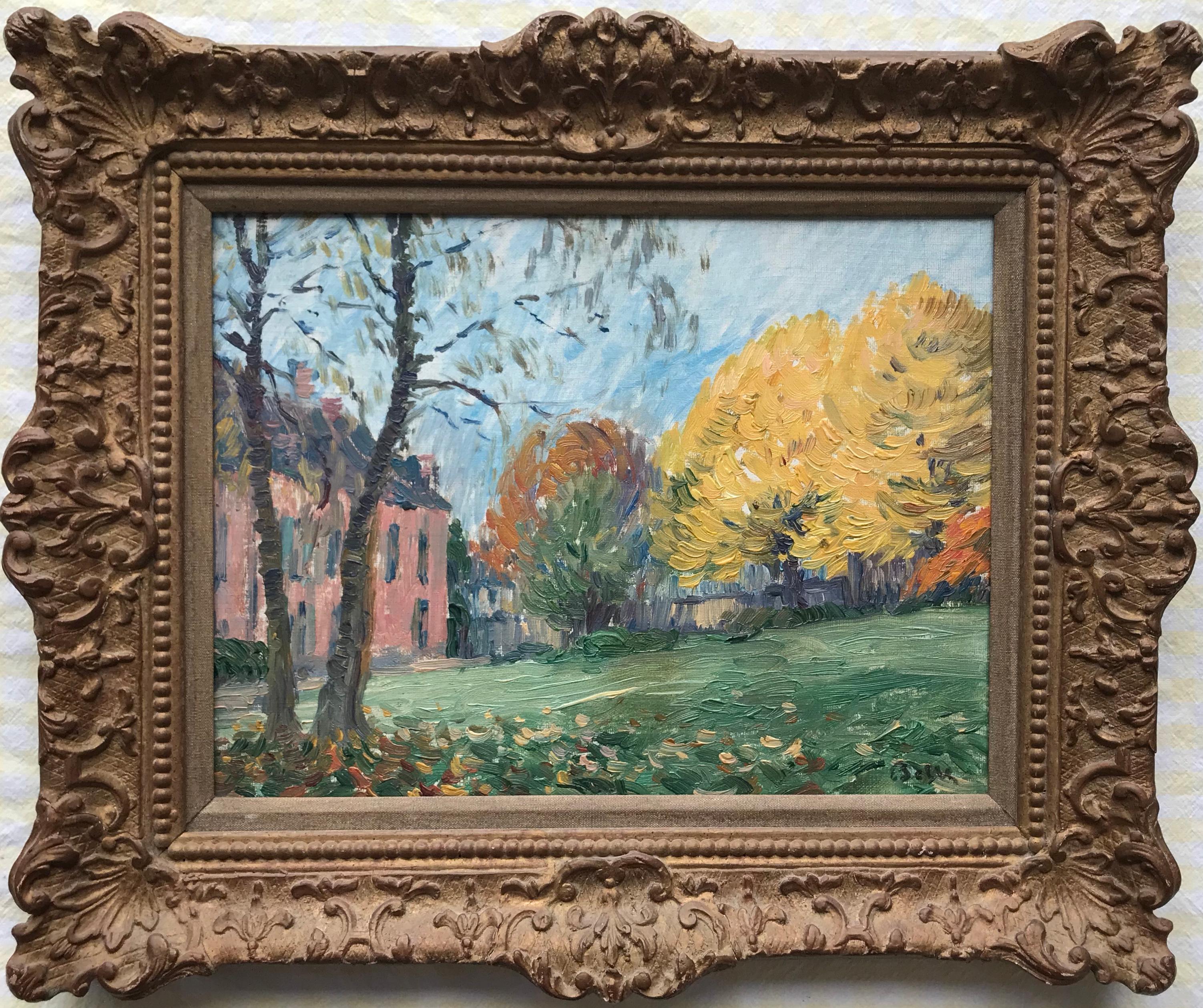 Marcel Belle - French Impressionist landscape by Marcel Belle at ...