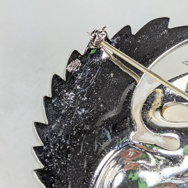 Marcel Boucher Enamel Phoenix Brooch, 1941 For Sale at 1stDibs