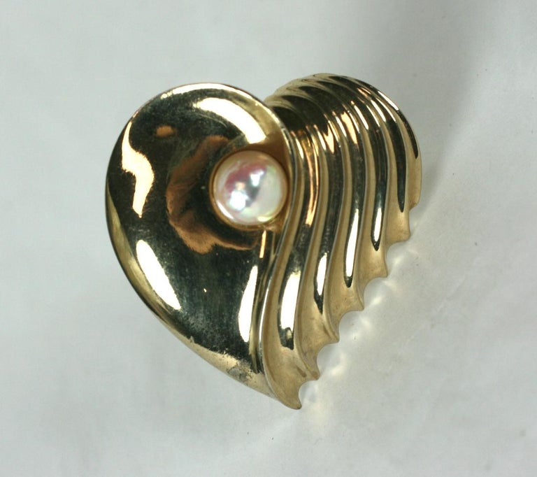 Marcel Boucher Retro Hearts Demi Parure For Sale at 1stDibs