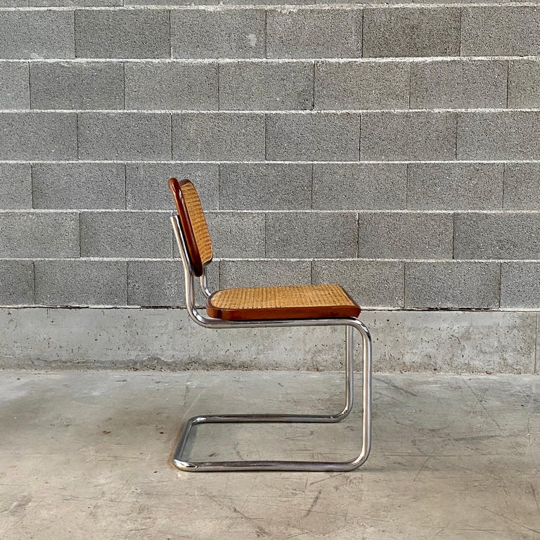 Marcel Breuer B32 "Cesca" Dining Chairs for Knoll, 1972, Set of 6 at ...