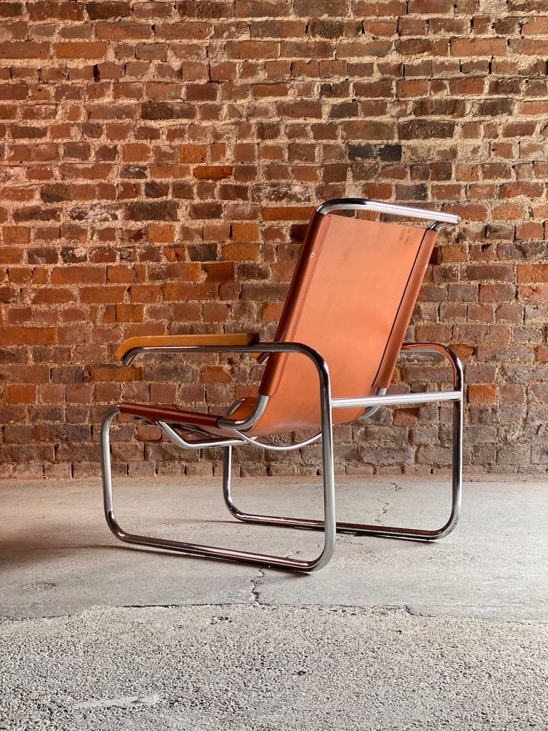 Marcel Breuer B35 Lounge Chair Armchair Thonet, circa 1930s at 1stDibs