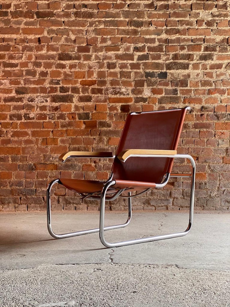 Marcel Breuer B35 Lounge Chair Armchair Thonet, circa 1930s at 1stDibs
