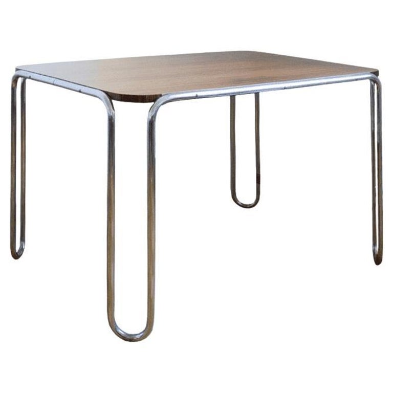 Marcel Breuer Bauhaus Model B10 Tubular Steel Dining Table, Germany ...
