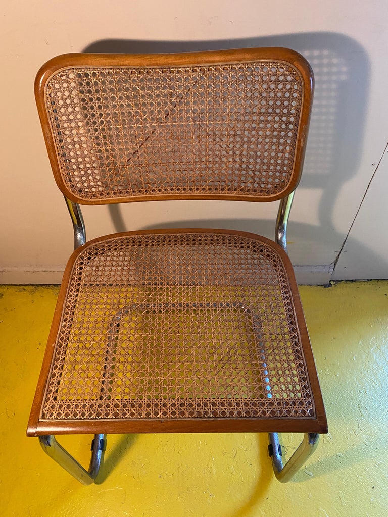 Marcel Breuer Cesca Chairs, Set of 8 at 1stDibs