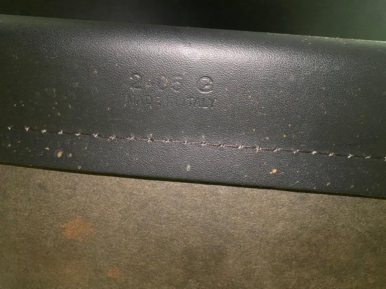 Marcel Breuer Design Style Black Leather and Matte Black Frame "Wassily ...