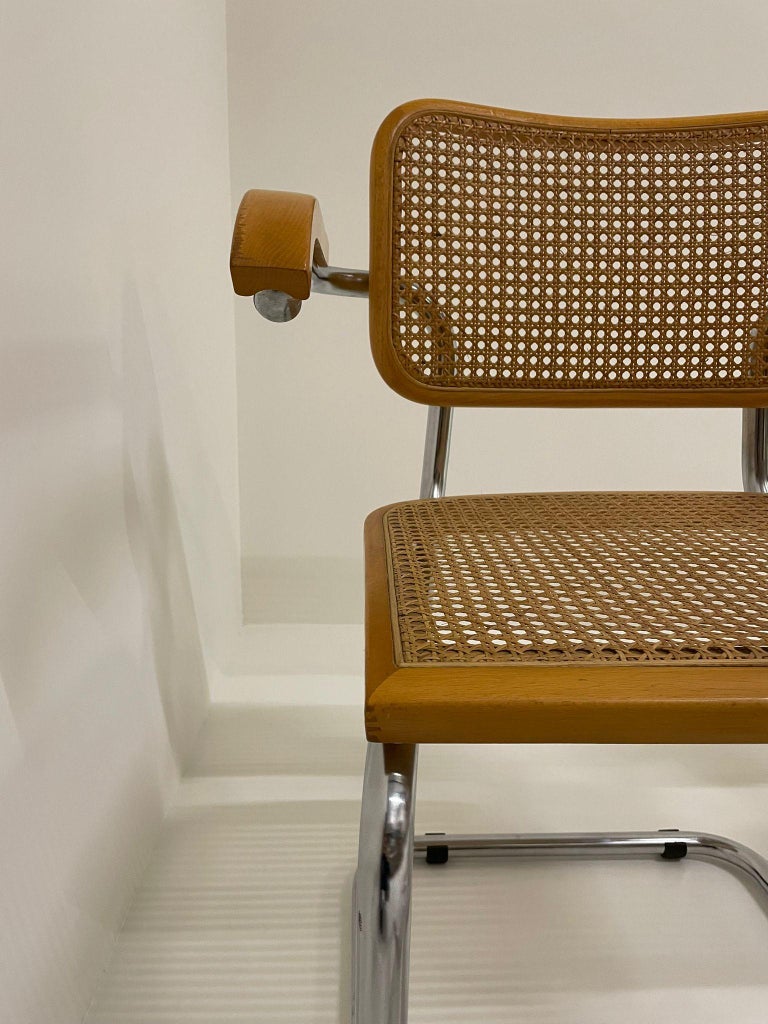 Marcel Breuer Designer Model B64 8 Cesca Chairs by Gavina Italy circa ...