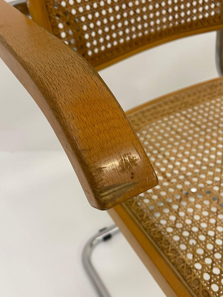 Marcel Breuer Designer Model B64 8 Cesca Chairs by Gavina Italy circa ...